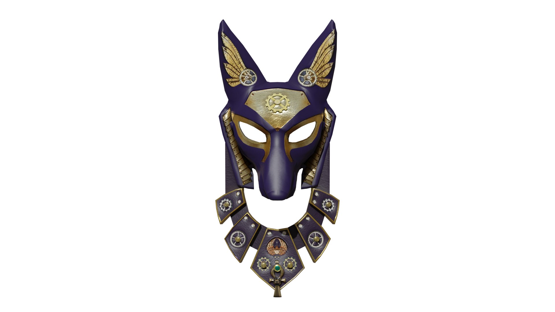 3D Model Mask Anubis - TurboSquid 2222352