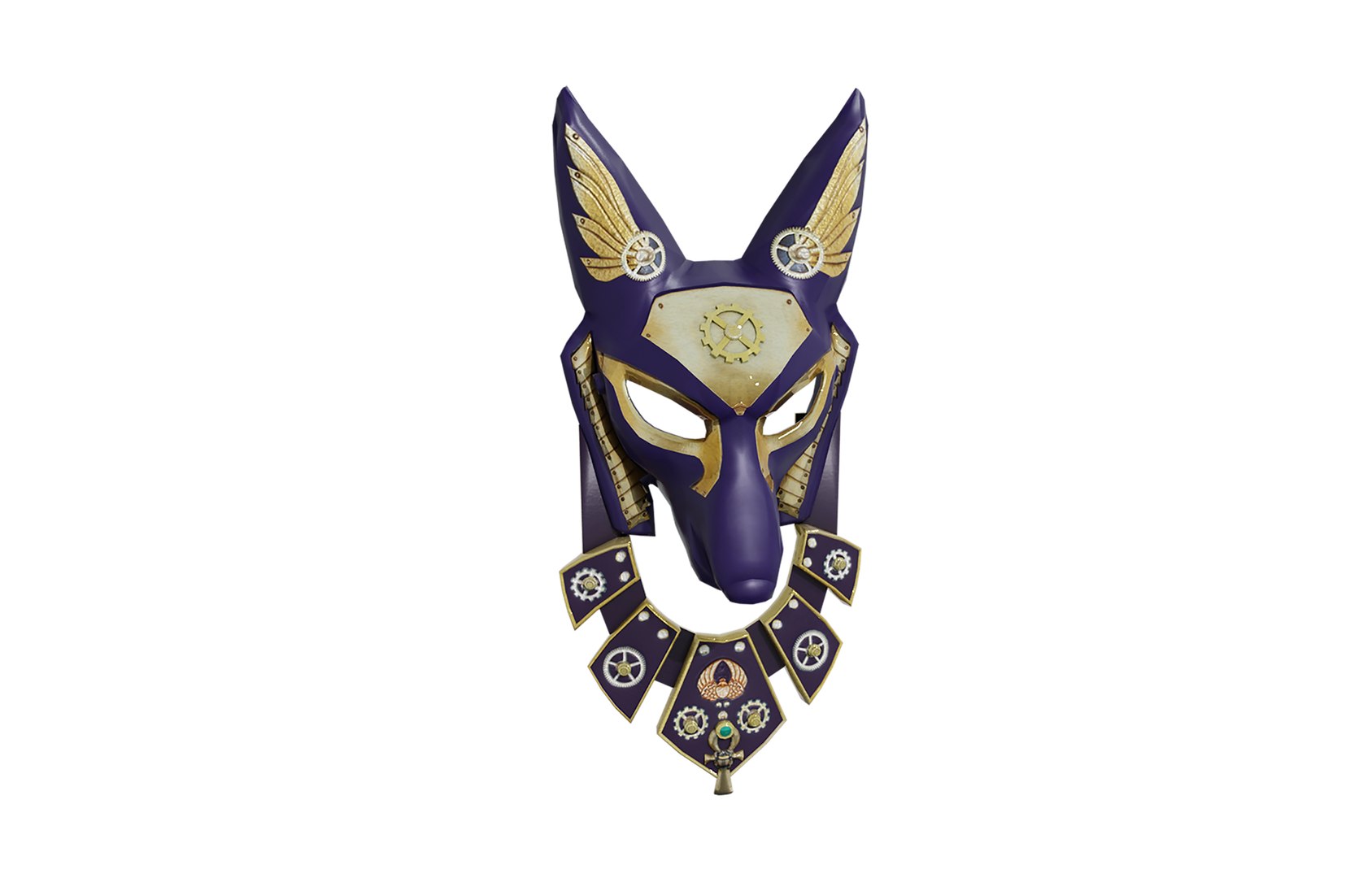 3D Model Mask Anubis - TurboSquid 2222352