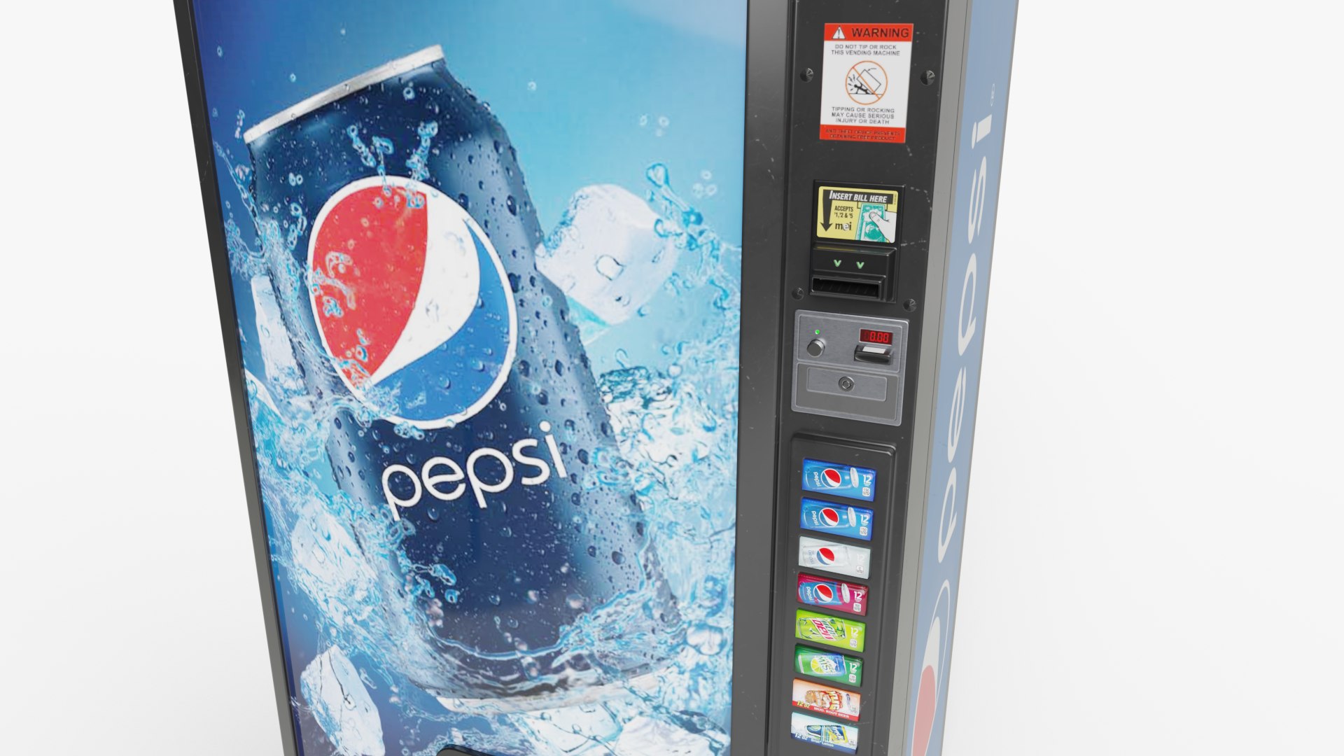 Pepsi Vending Machine 3d Obj