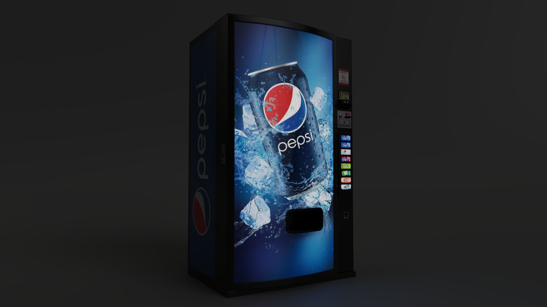 Pepsi Vending Machine 3d Obj