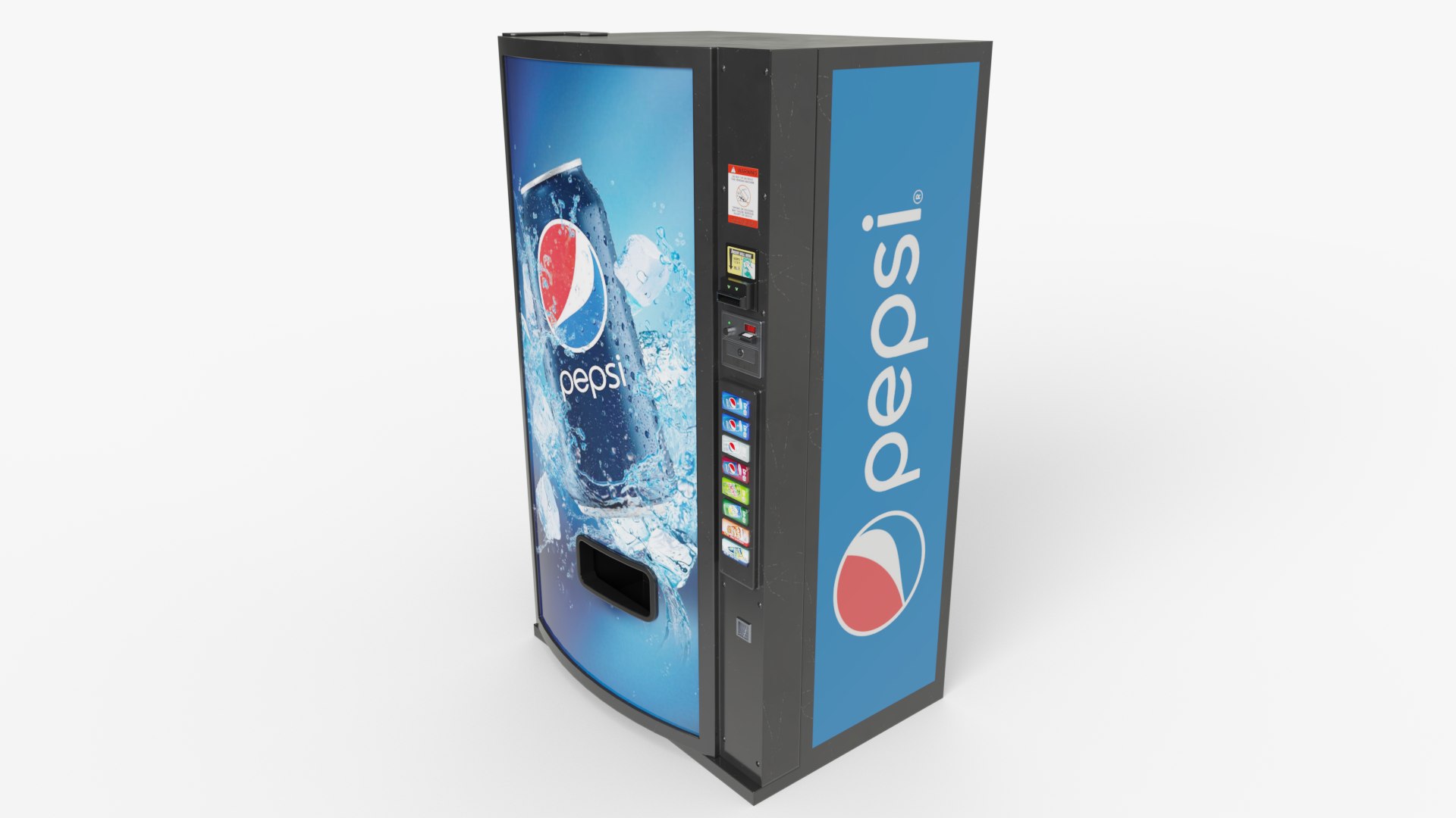 Pepsi Vending Machine 3d Obj
