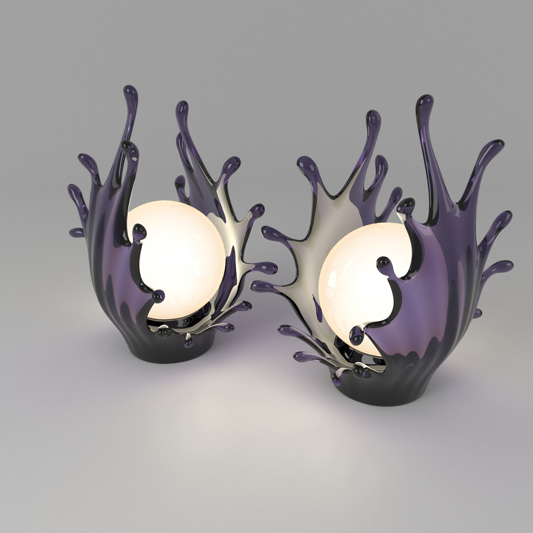 Designer Lamp Lighting 3d 3ds