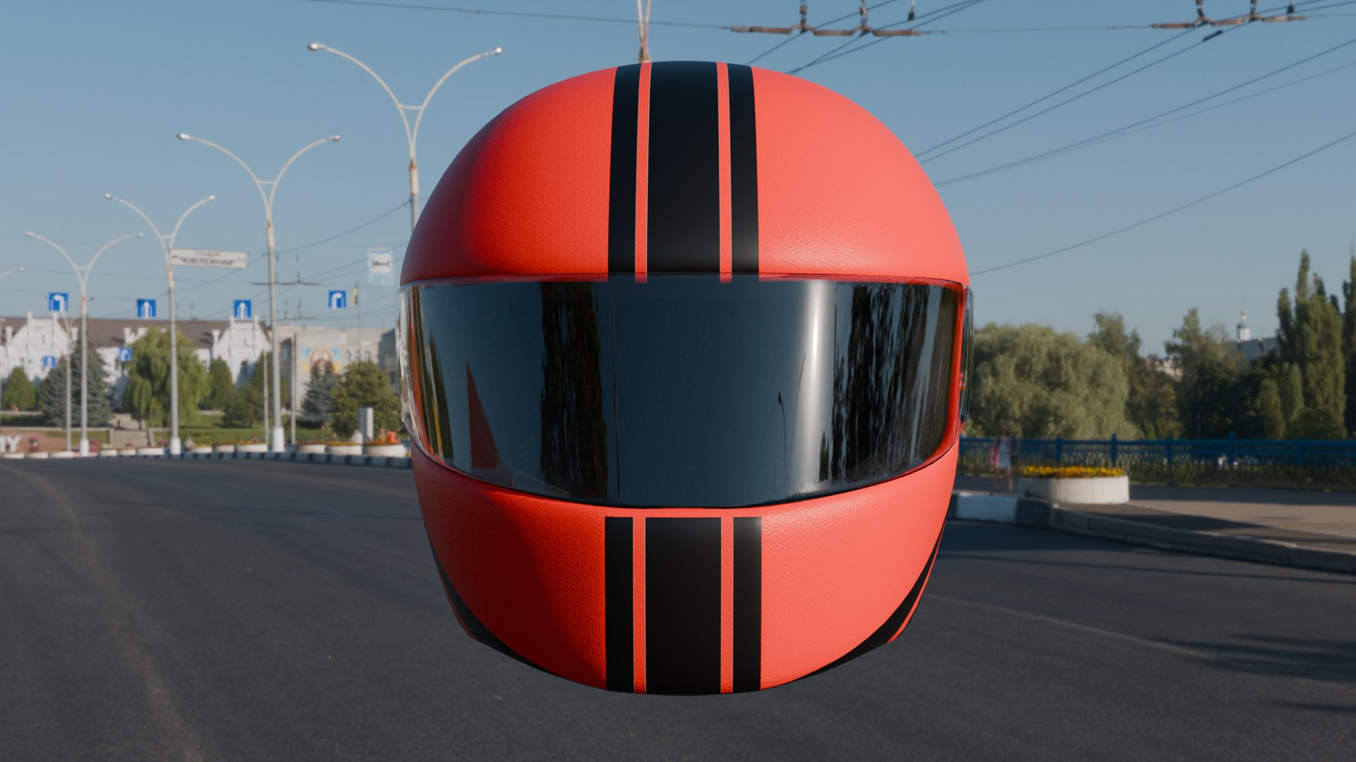 3D Motor Helmet Simple - TurboSquid 2250880