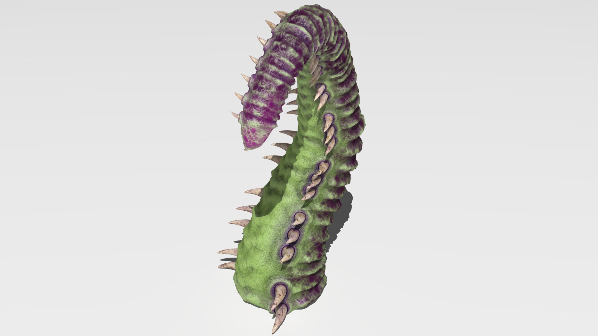 3D Rigged Worm Tentacle - TurboSquid 1582543