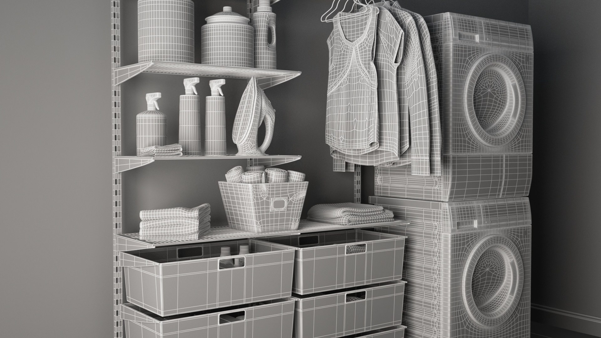 3D Laundry I Collection 03 Model - TurboSquid 2212480