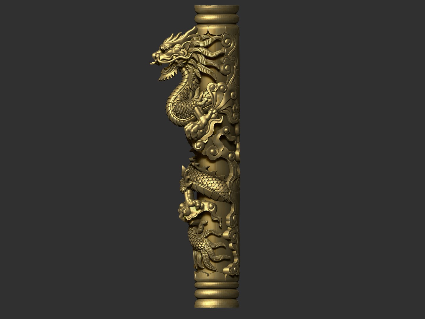 Dragon Pillar 3D - TurboSquid 1884635