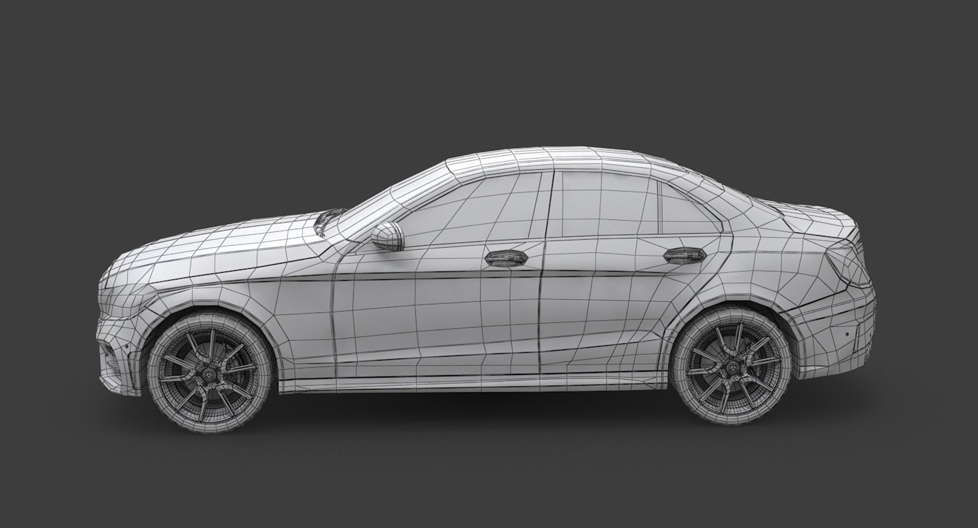 2020 benz c300 3D model - TurboSquid 1491686