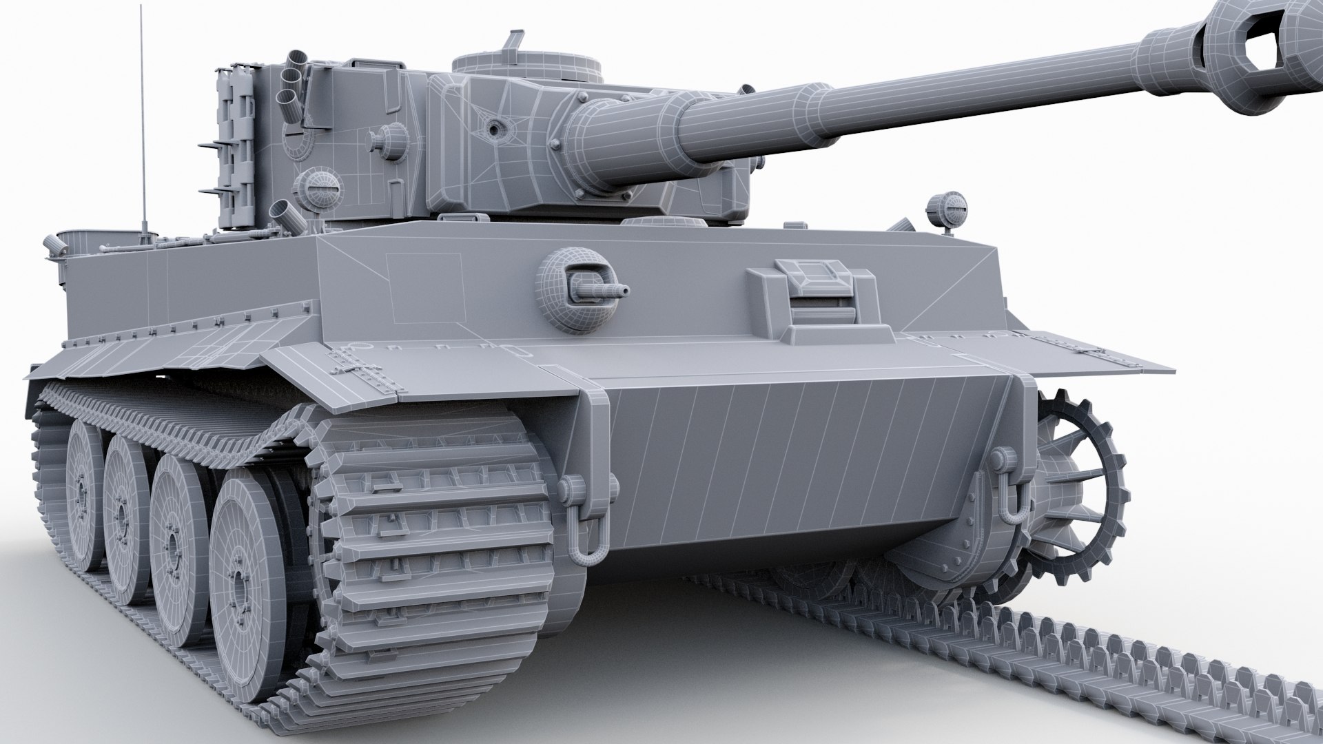3D Tiger Tank - TurboSquid 1856148