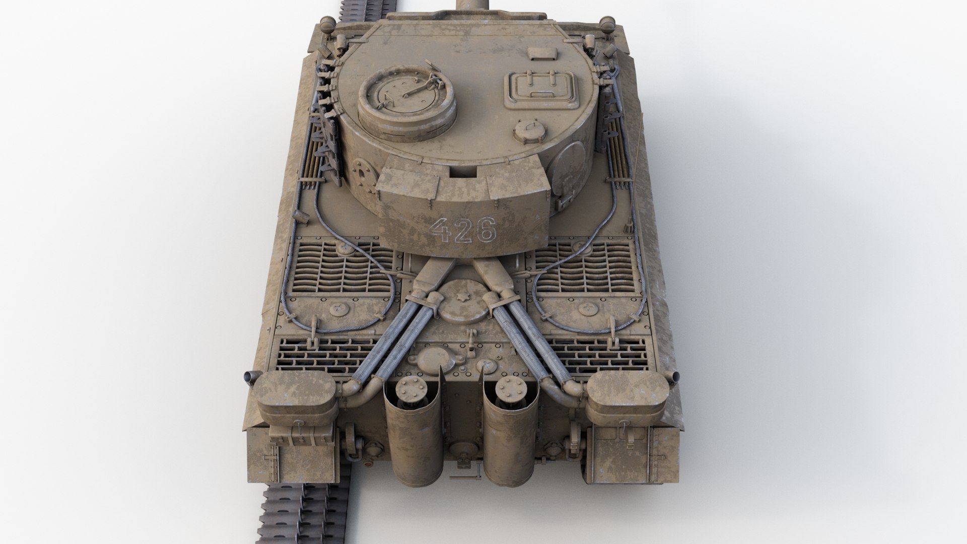 3D Tiger Tank - TurboSquid 1856148