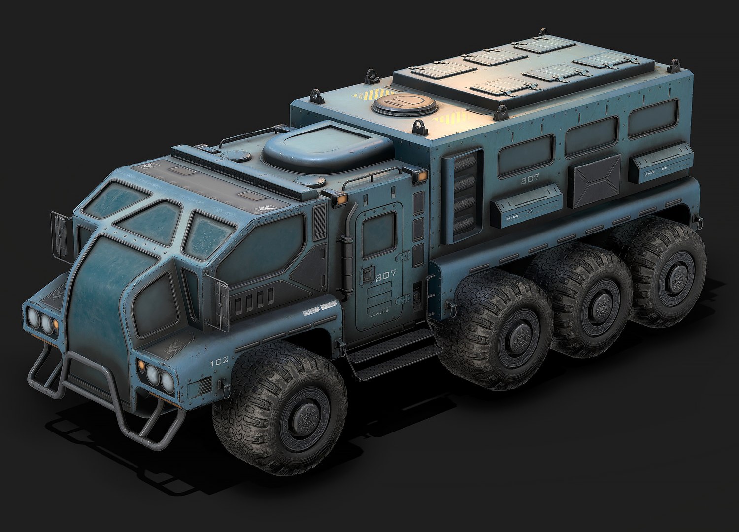 Sci Fi Truck 3D Model - TurboSquid 1337382