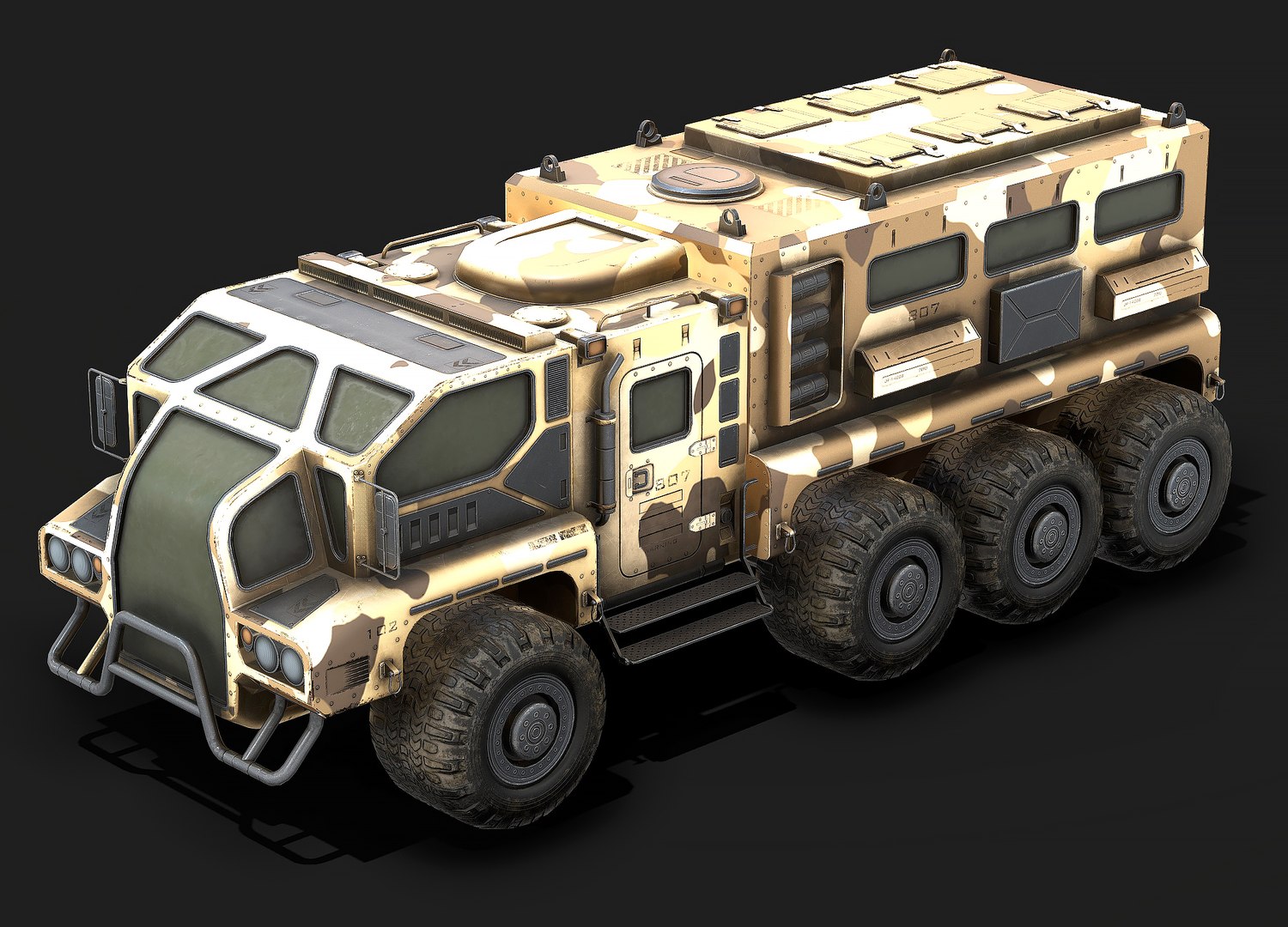 Sci Fi Truck 3D Model - TurboSquid 1337382