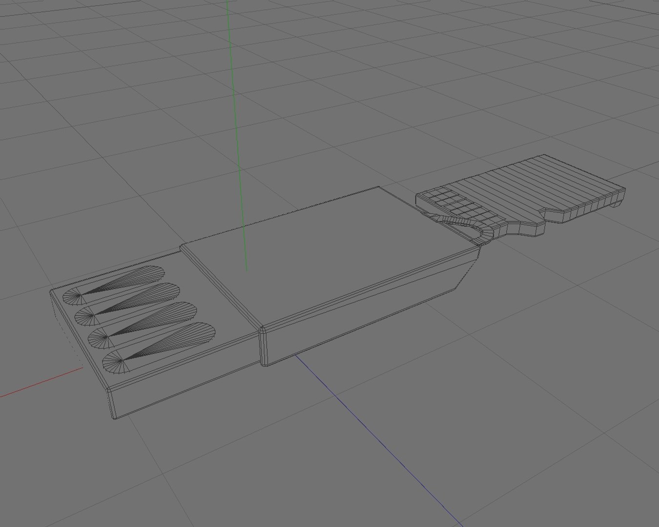 Mini Sd Usb Adapter 3d Model