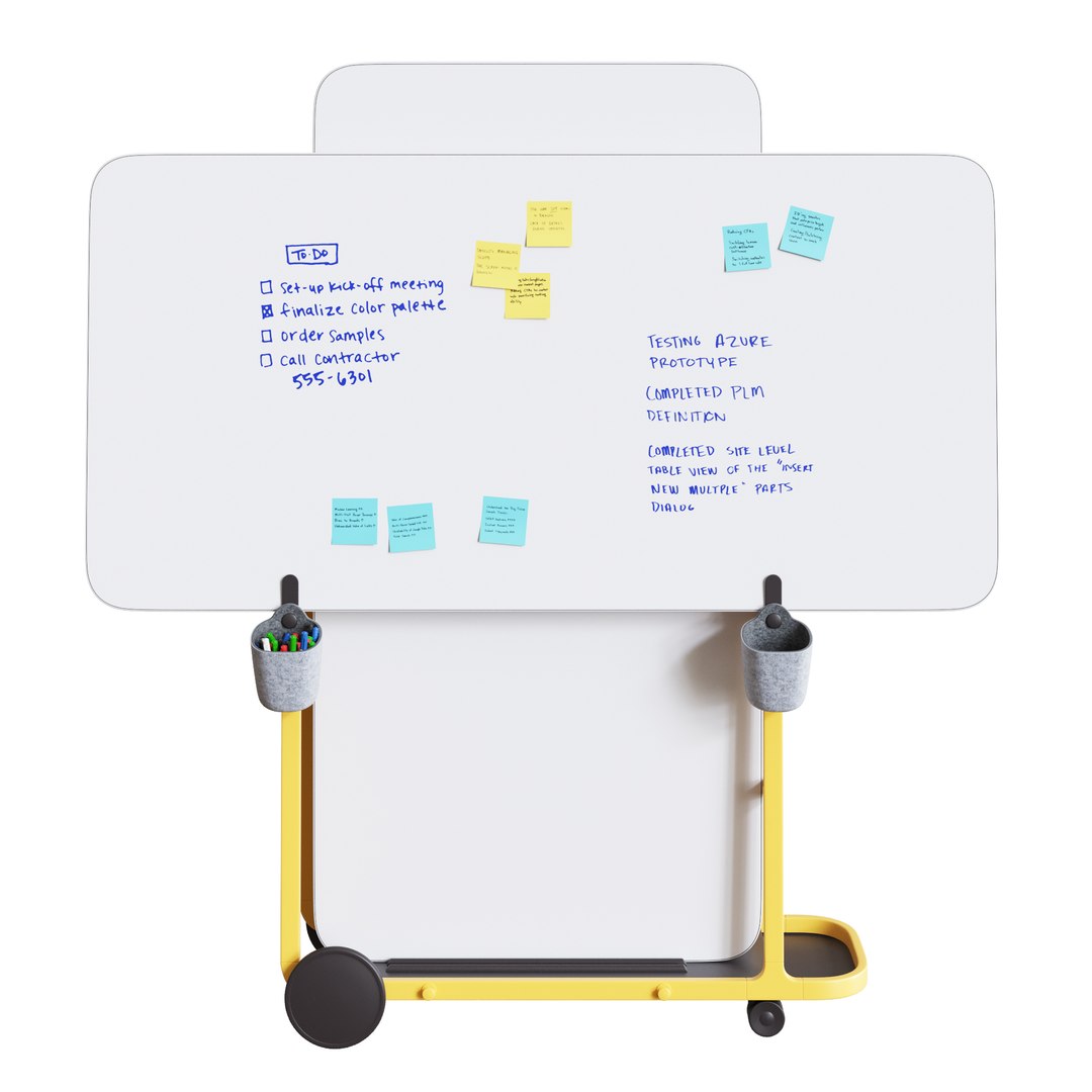 Steelcase - Flex Cart With WhiteBoards 3D 모델 - TurboSquid 1917219