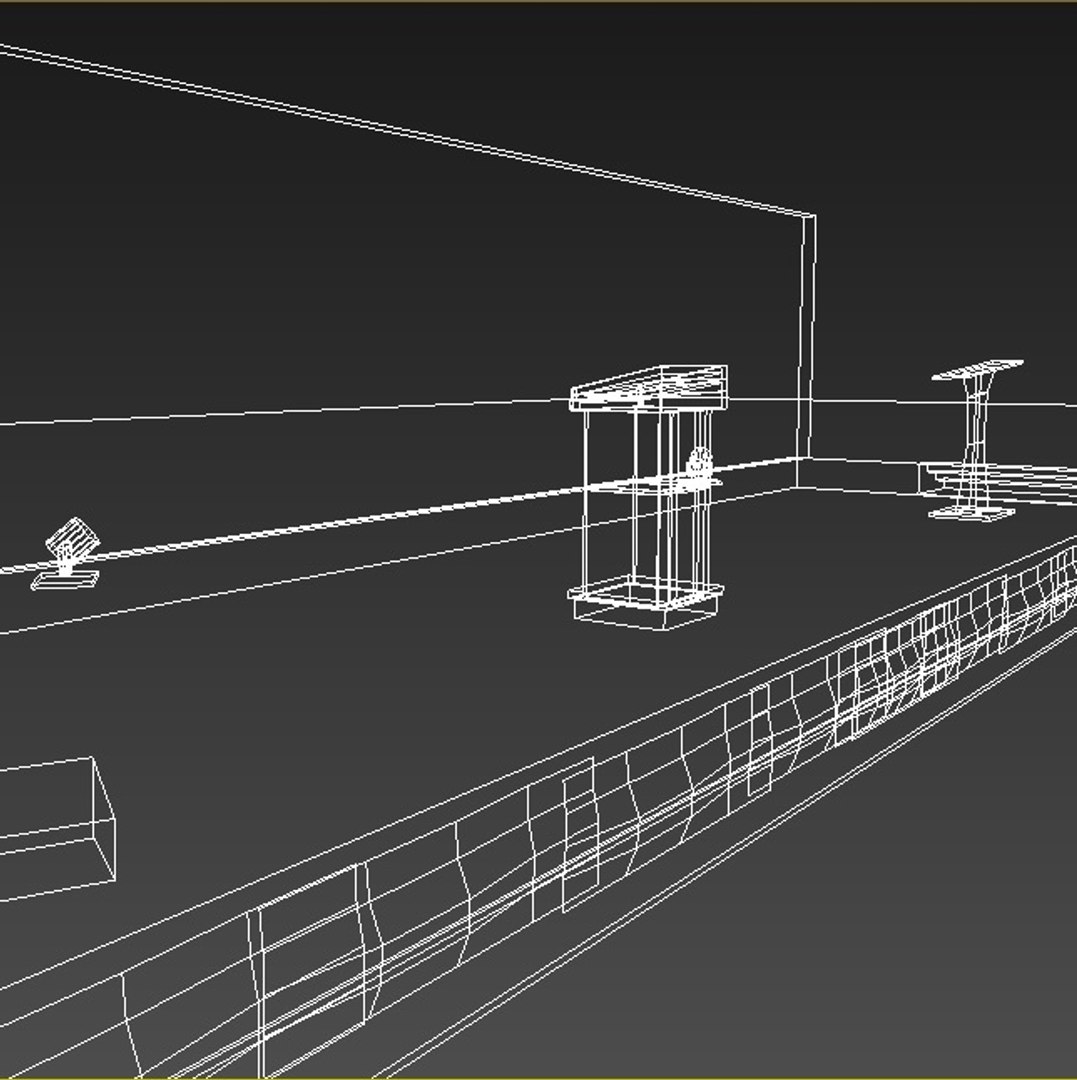 Stage Backdrop Rostrum Model - TurboSquid 1426860