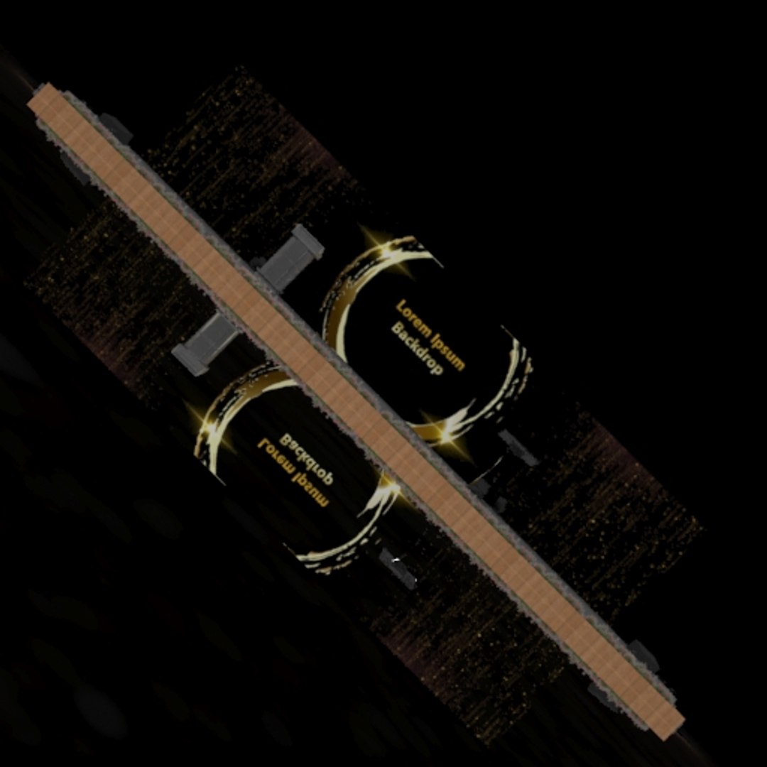 Stage Backdrop Rostrum Model - TurboSquid 1426860