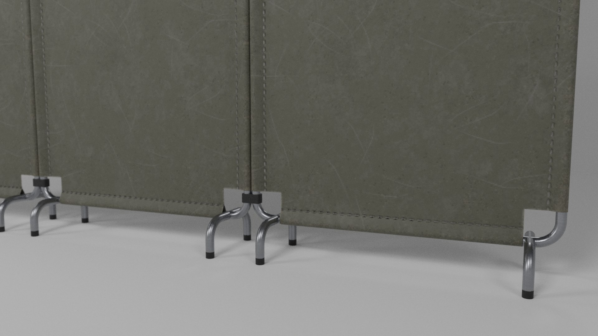 3D Model Hospital Fold Screen - TurboSquid 1974219