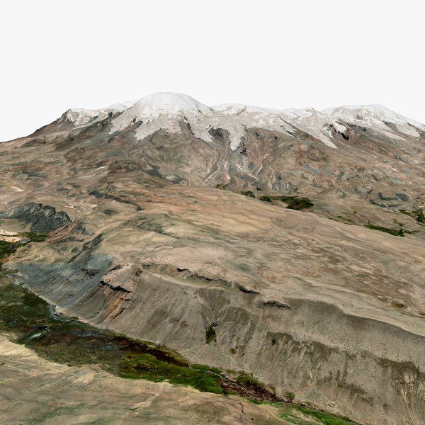 modelo 3d Volcán Coropuna Andes Perú - TurboSquid 2297476