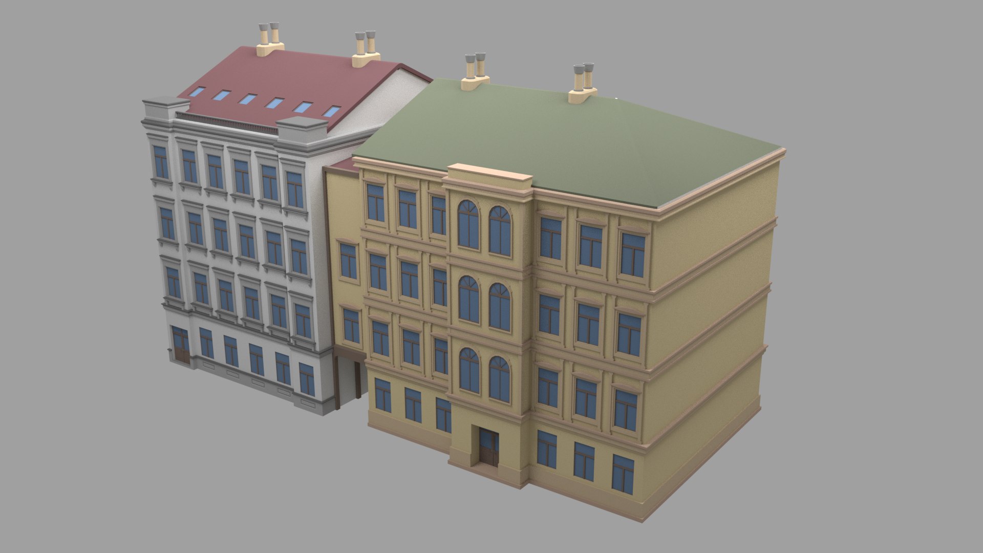 Old Office Building 3D Model - TurboSquid 1367683
