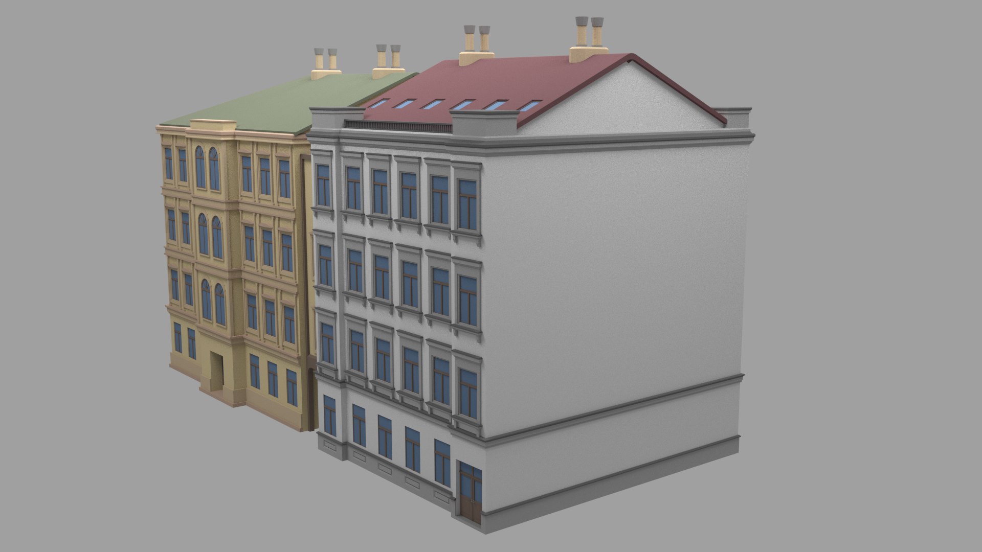 Old Office Building 3D Model - TurboSquid 1367683