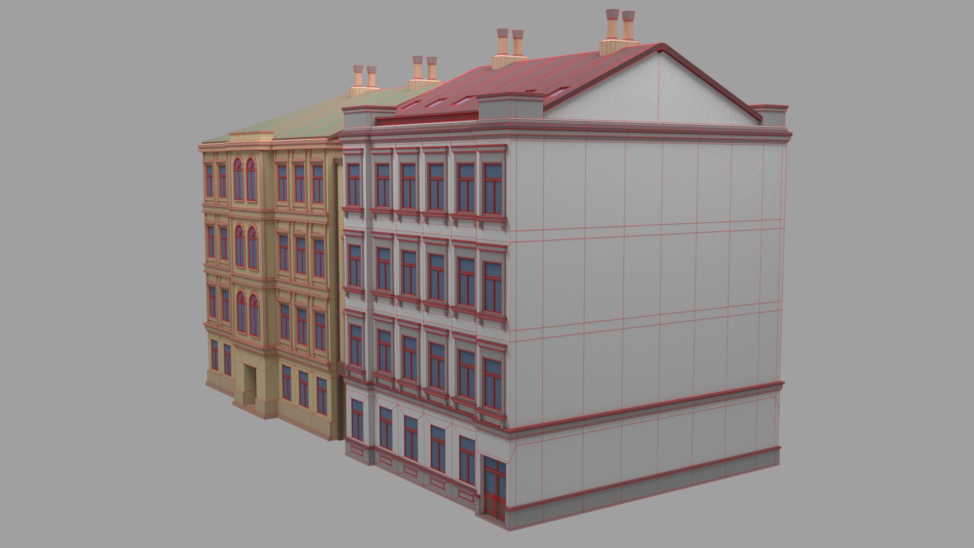 Old Office Building 3D Model - TurboSquid 1367683