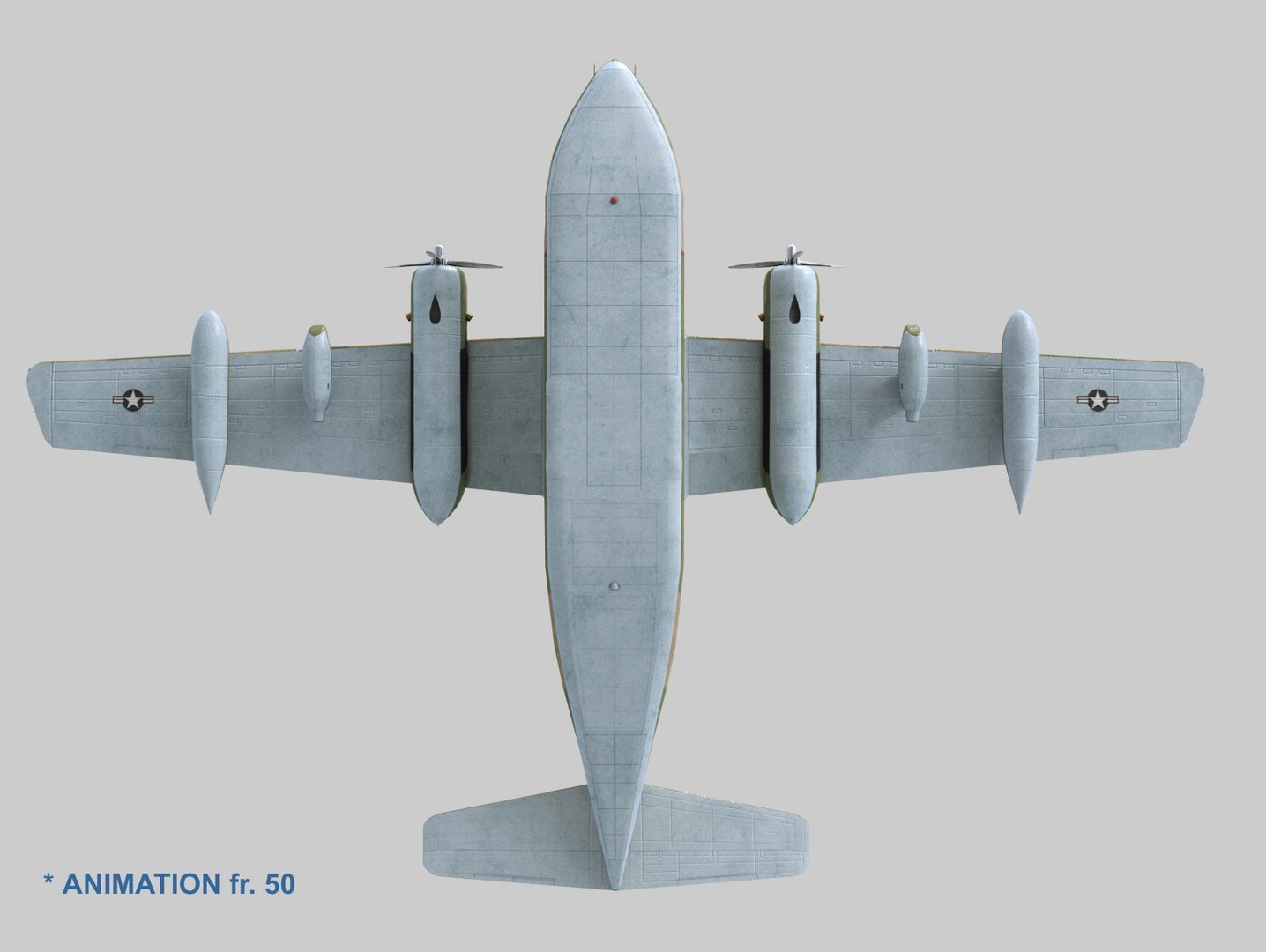 3D C-123 Provider - TurboSquid 1749313