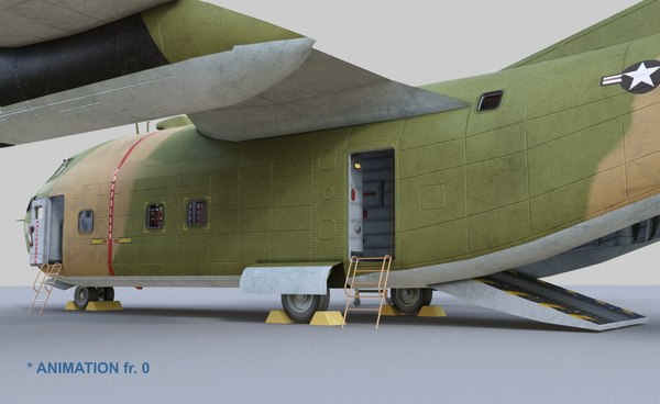 3D C-123 Provider - TurboSquid 1749313