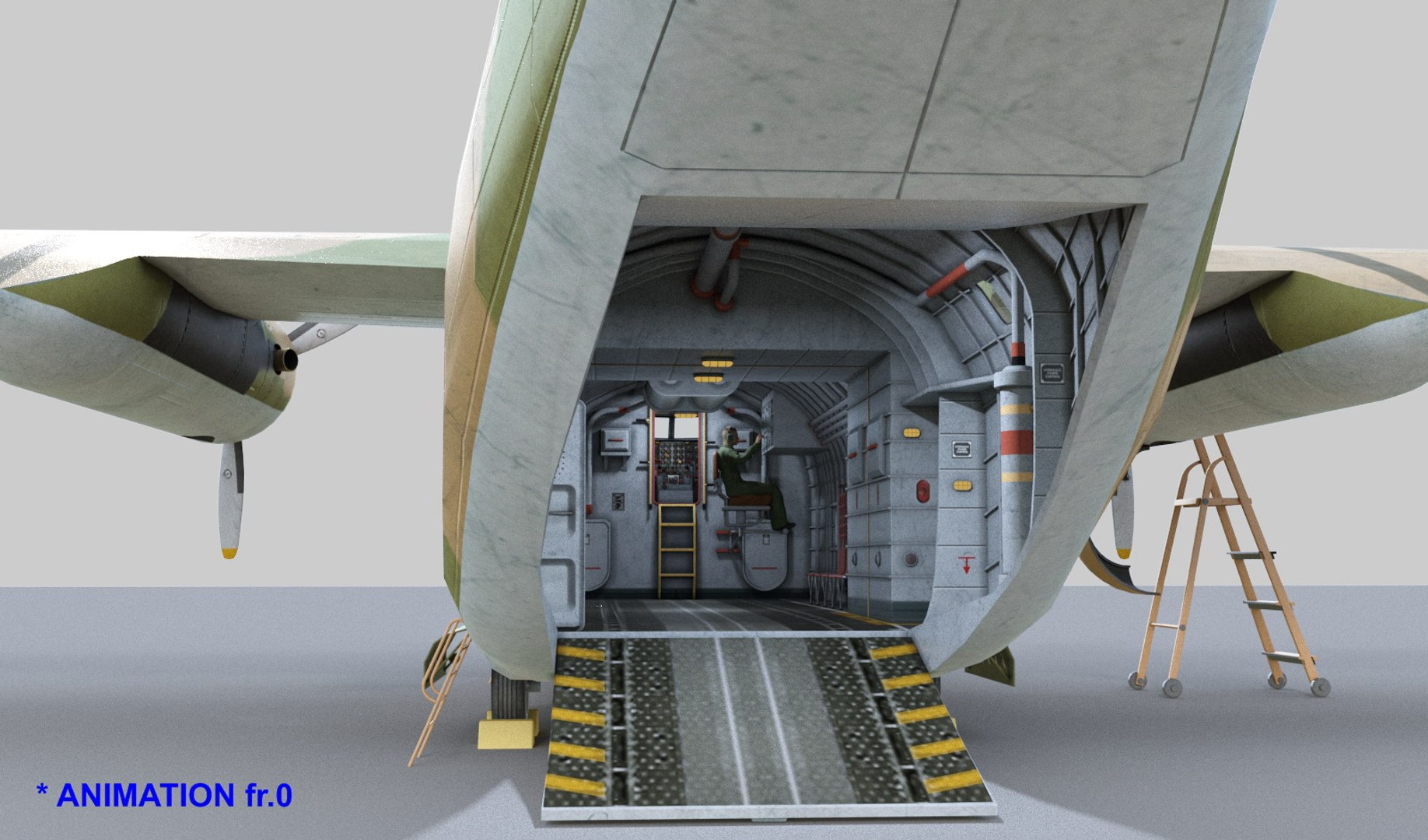 3D C-123 Provider - TurboSquid 1749313