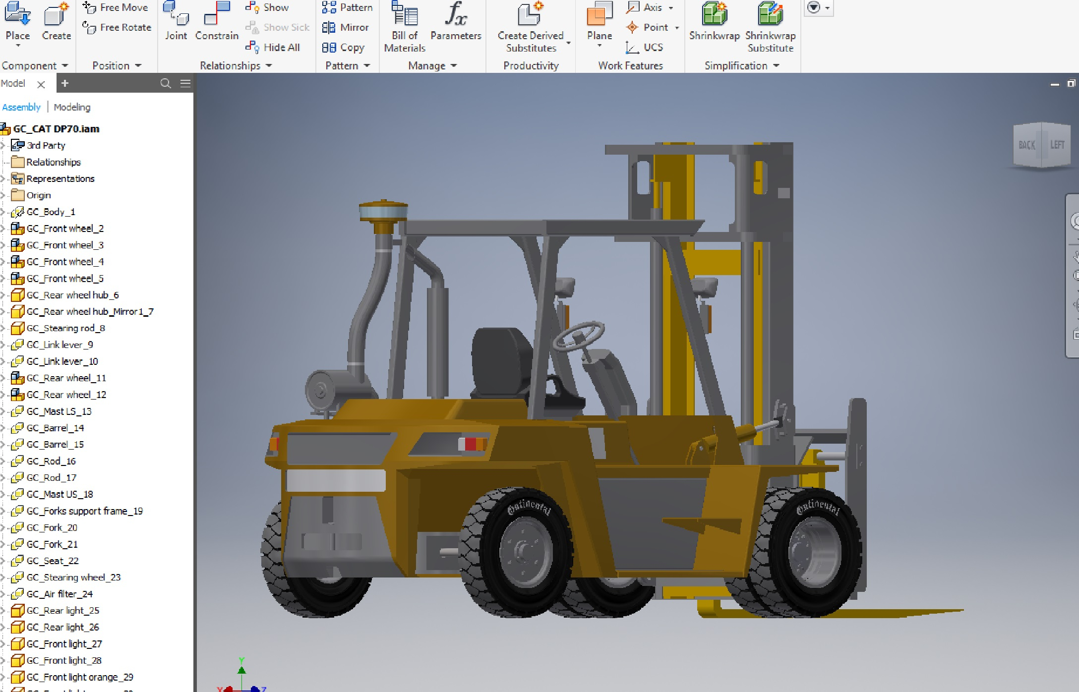 modelo 3d montacargas-camion-modelo-3d - TurboSquid 1843646