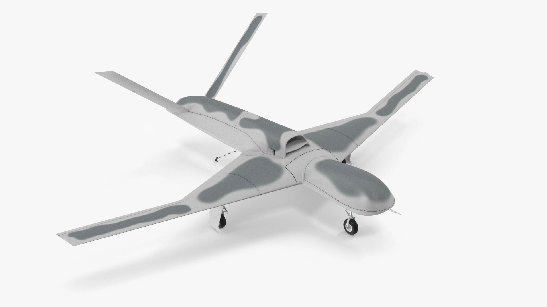 General Atomics Avenger Drone Rigged For Cinema 4D 3D Model ...