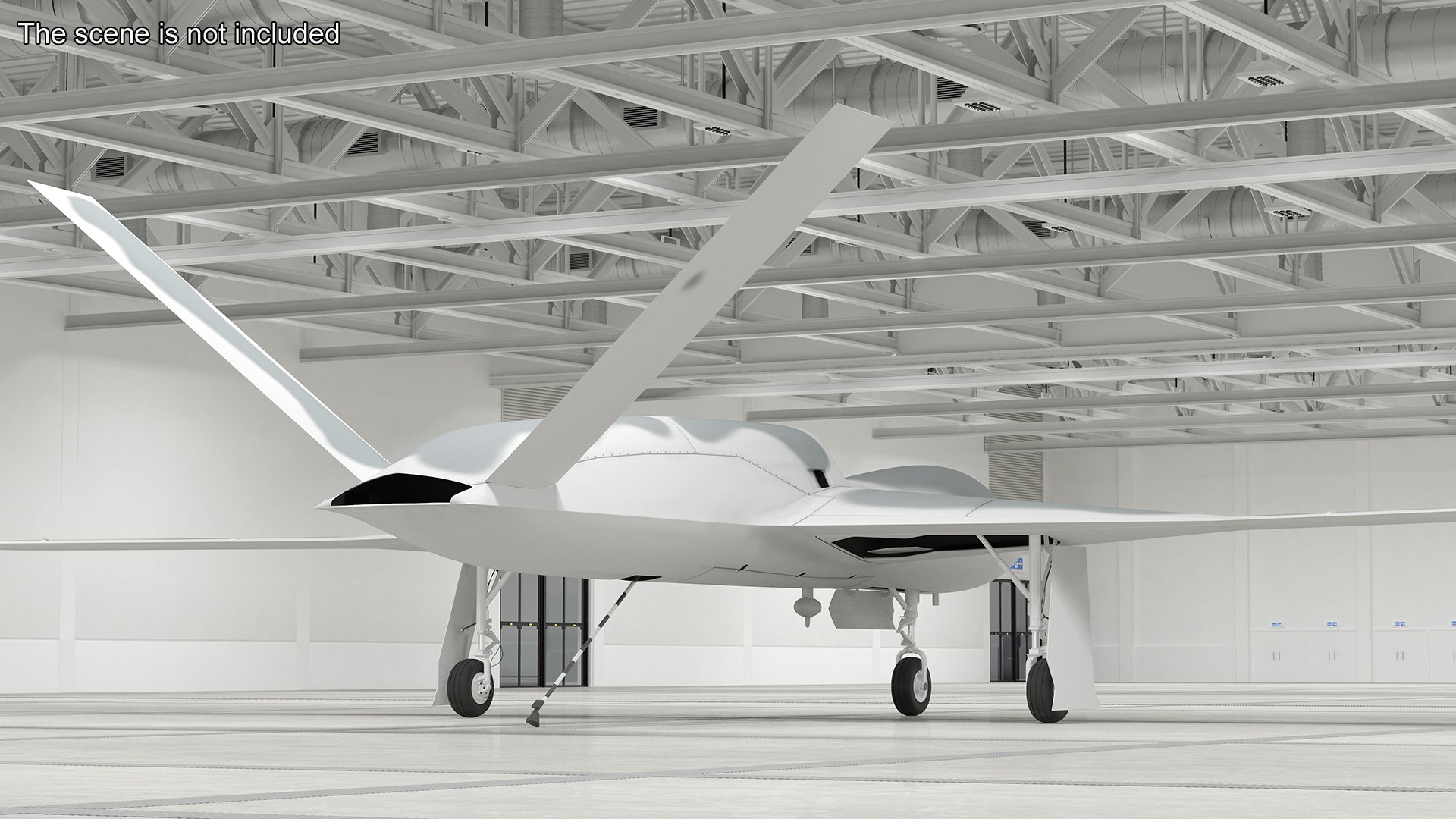 General Atomics Avenger Drone Rigged For Cinema 4D 3D Model ...