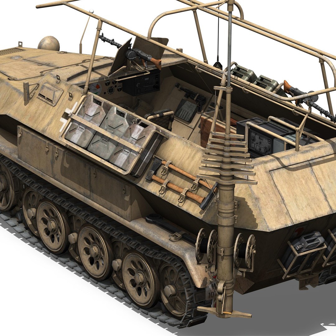 3d Model Sd Kfz 251 3
