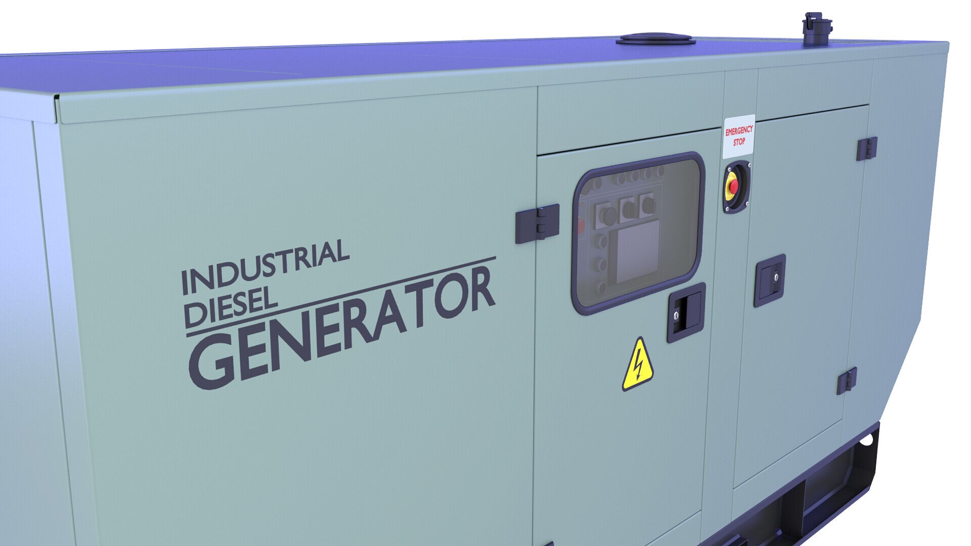 Electric Power Diesel Generator 8 3D Model - TurboSquid 1980019