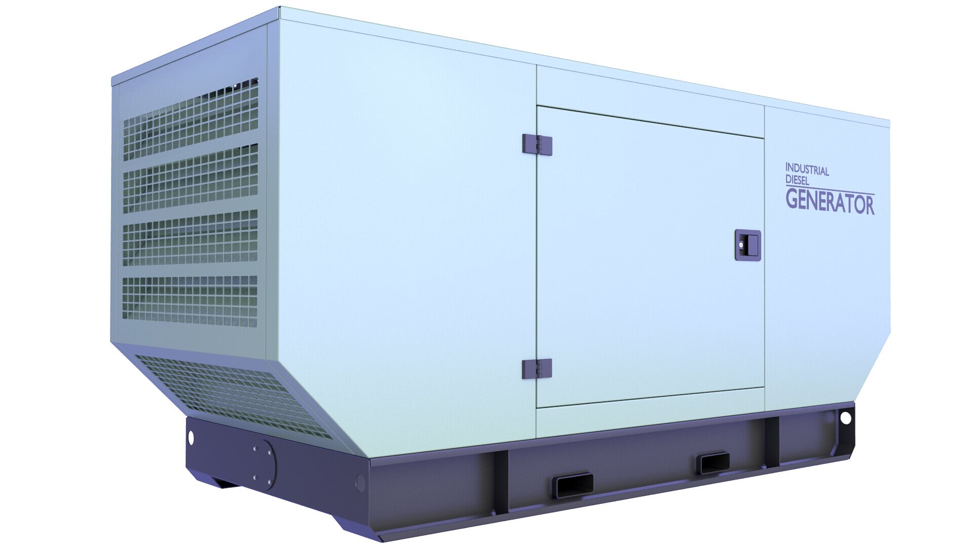 Electric Power Diesel Generator 8 3D model - TurboSquid 1980019