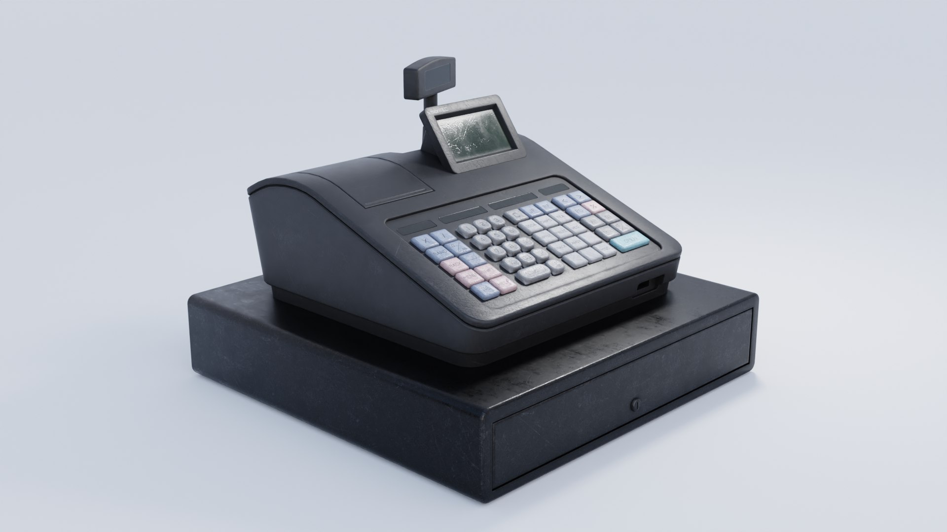 Cash Register 4K and 2K Textures3Dモデル - TurboSquid 2082297