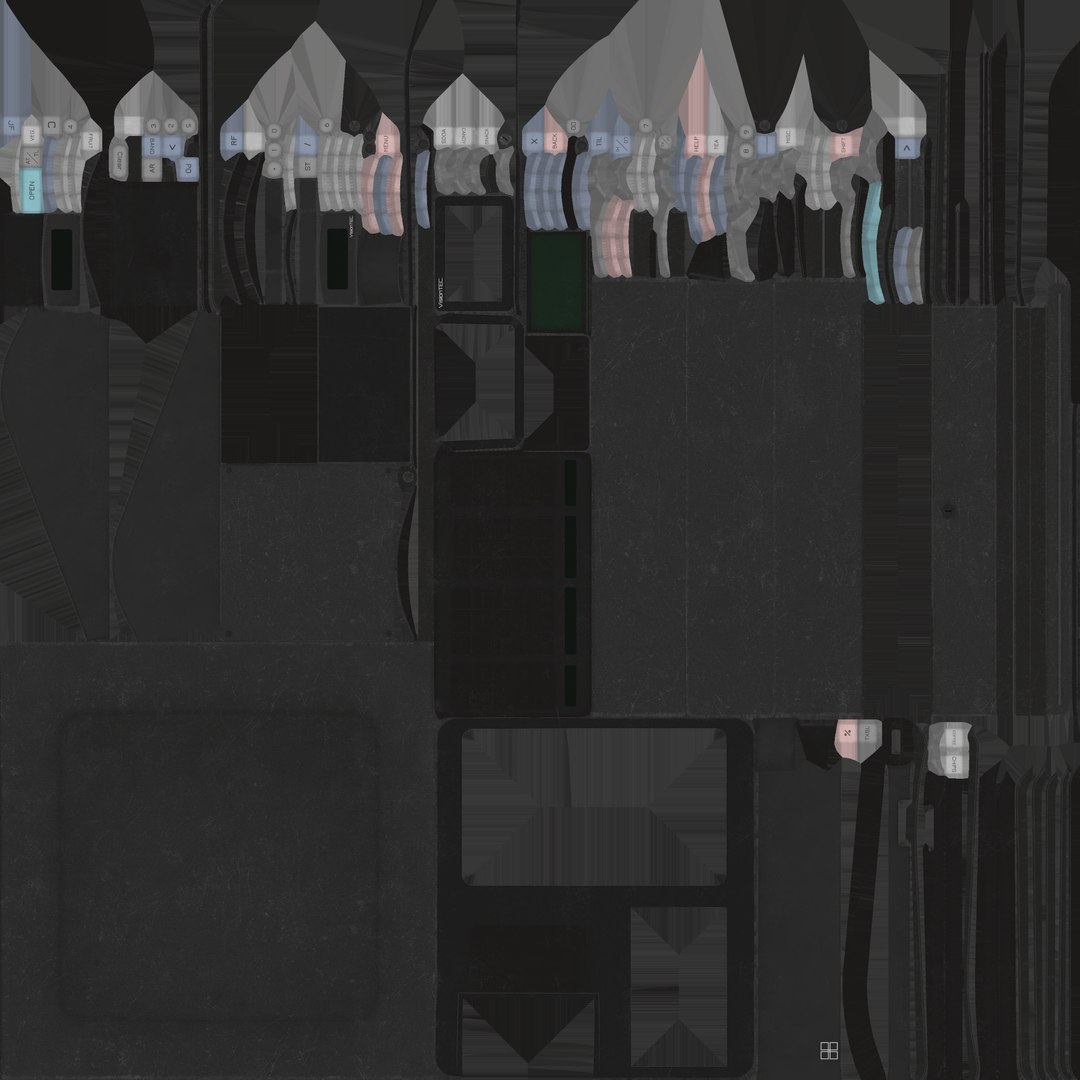 Cash Register 4K And 2K Textures Model - TurboSquid 2082297