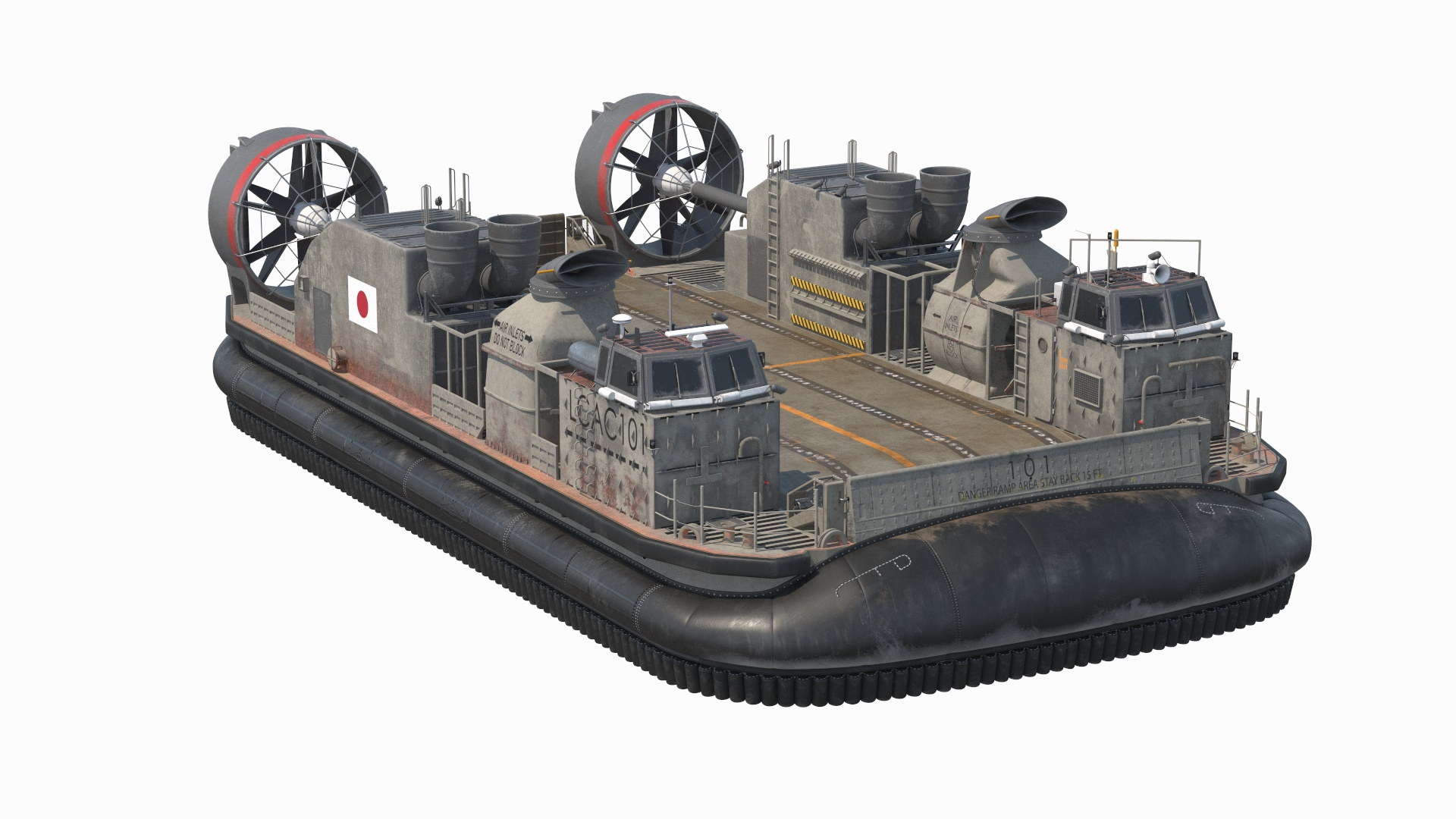 3D LCAC1 Japan Variant Old - TurboSquid 2362507