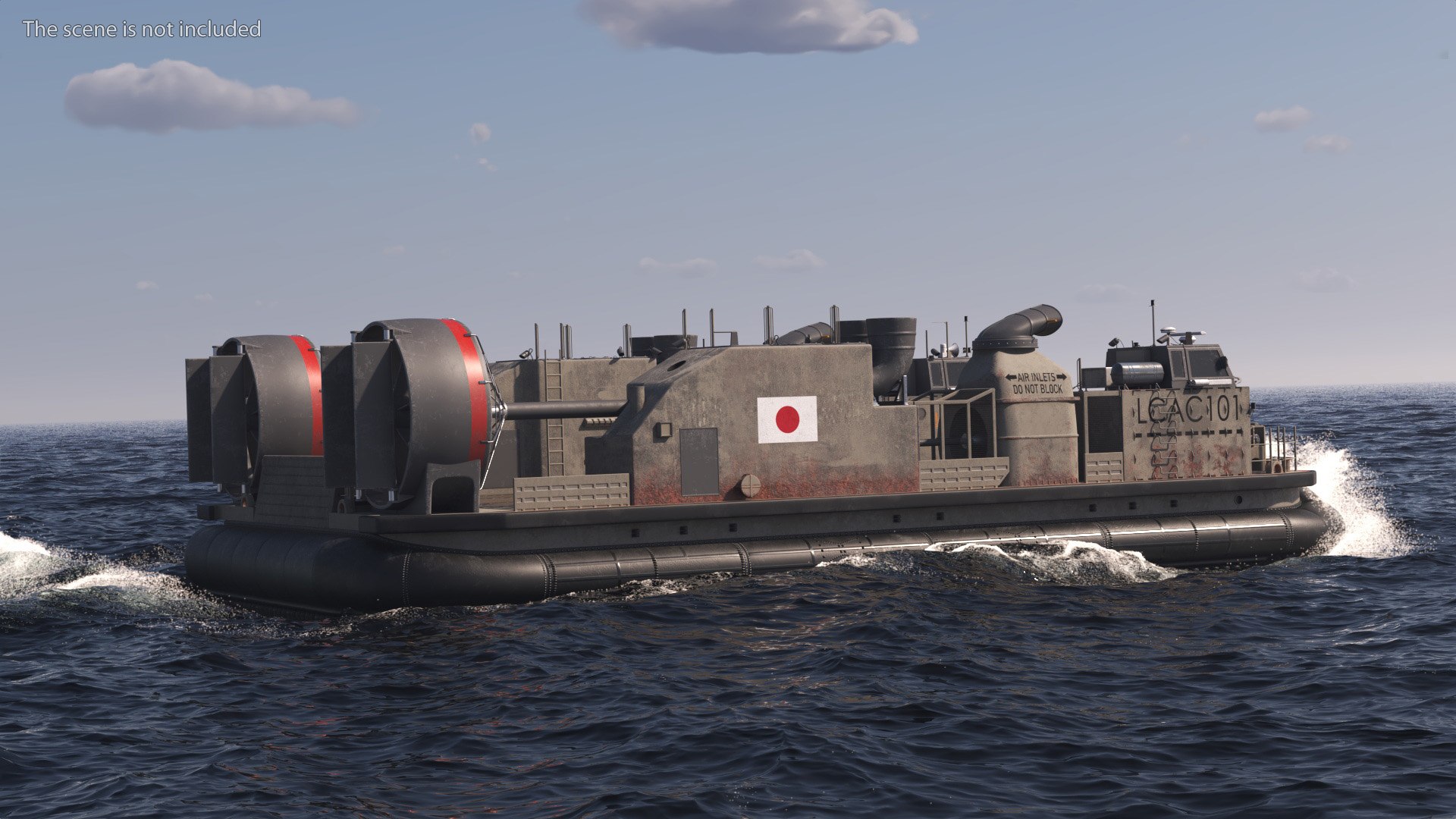 3D LCAC1 Japan Variant Old - TurboSquid 2362507