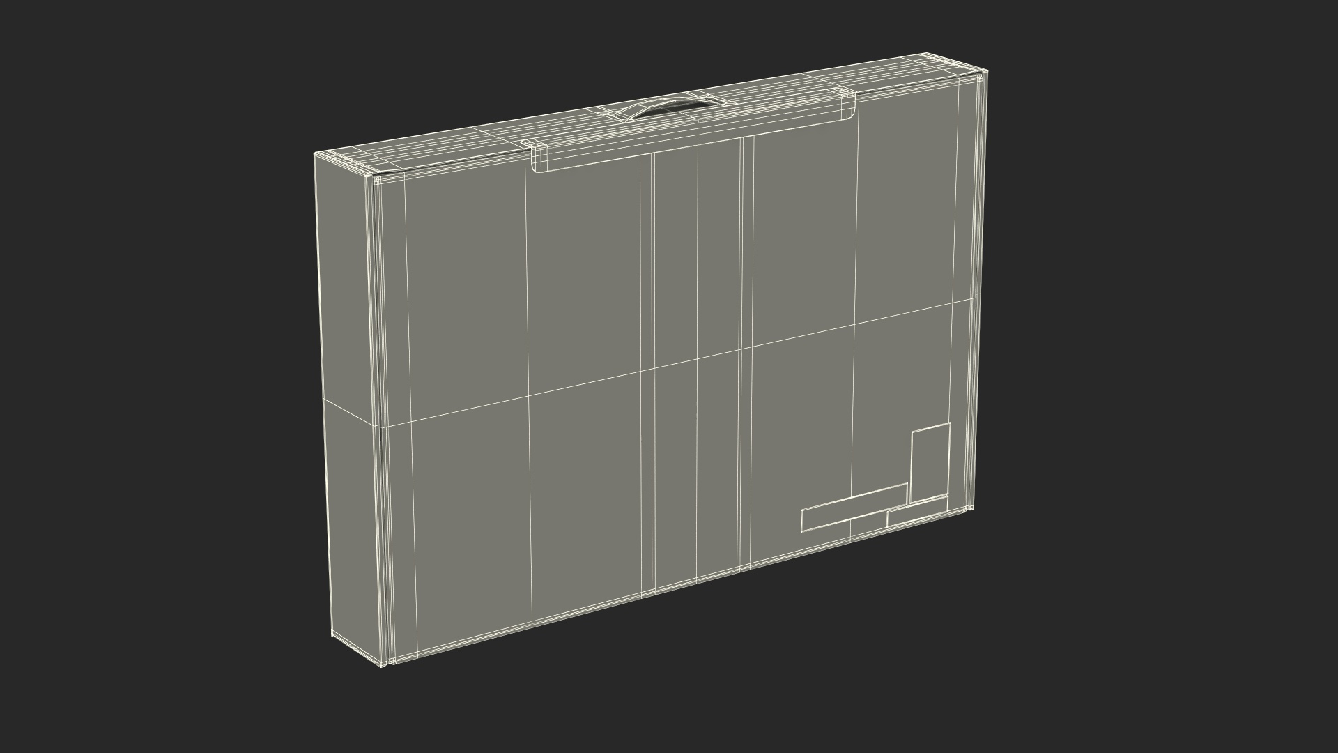 Thin Laptop Box 3D Model - TurboSquid 2213196