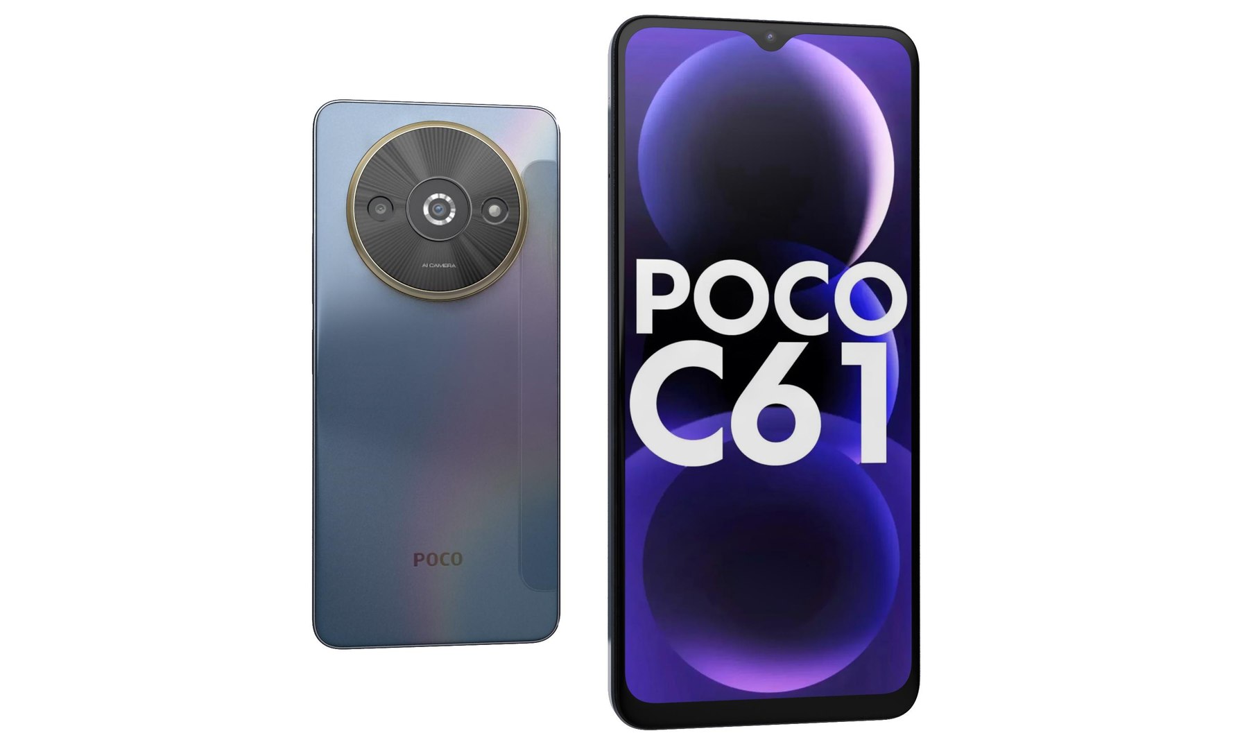 3D Xiaomi Poco C61 Blue - TurboSquid 2216325