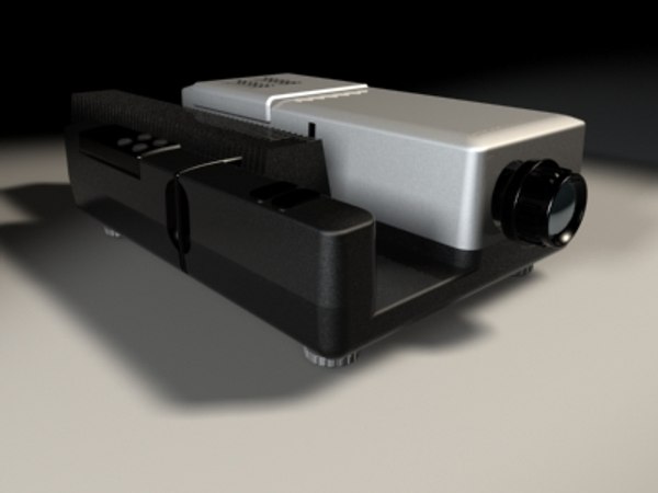 projector slides 3d model