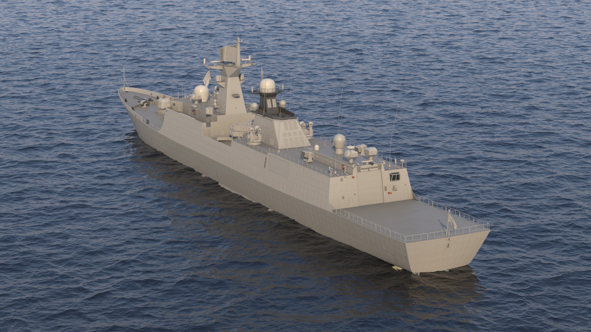 3D Frigate Rigged - TurboSquid 1805415