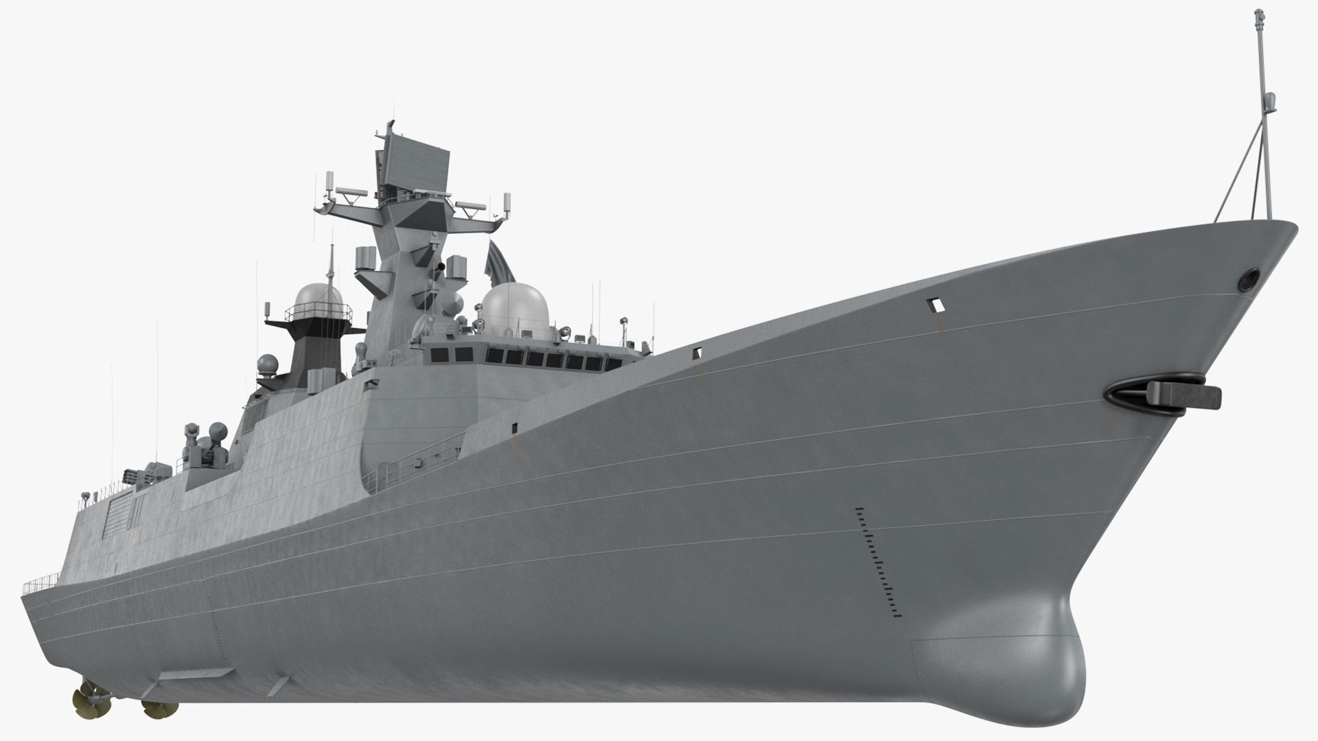 3D Frigate Rigged - TurboSquid 1805415