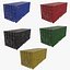 Container Collection 3D Model - TurboSquid 2391303