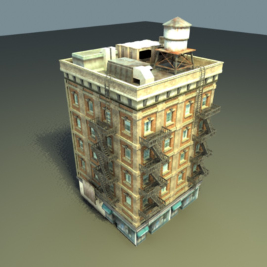 3d city building model