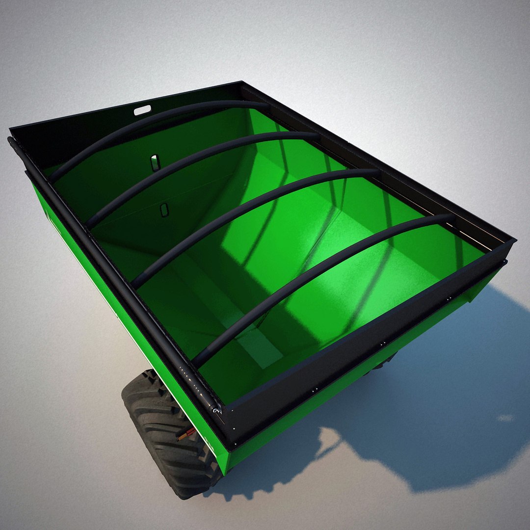 Farm Grain Cart Parker 3d Model