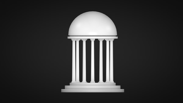3D rotunda - model - TurboSquid 1659197