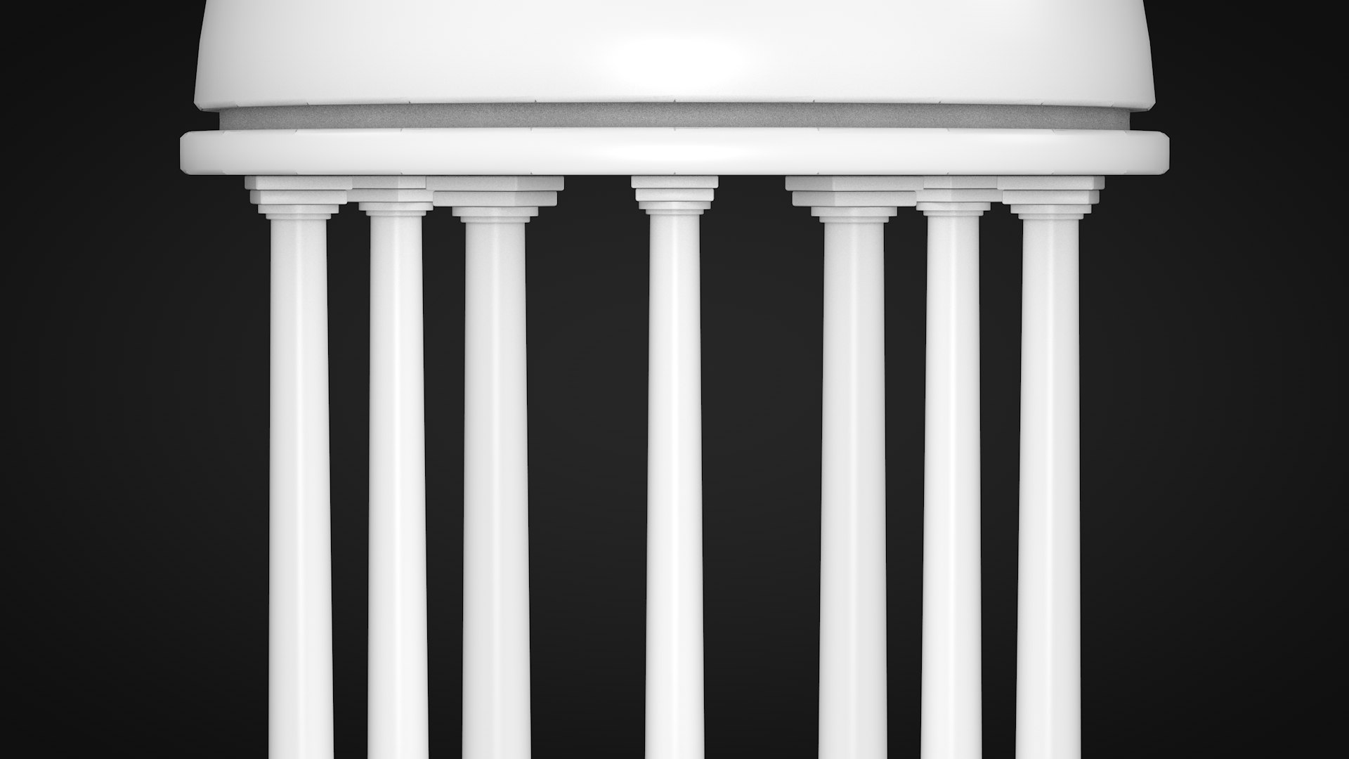 3D rotunda - model - TurboSquid 1659197