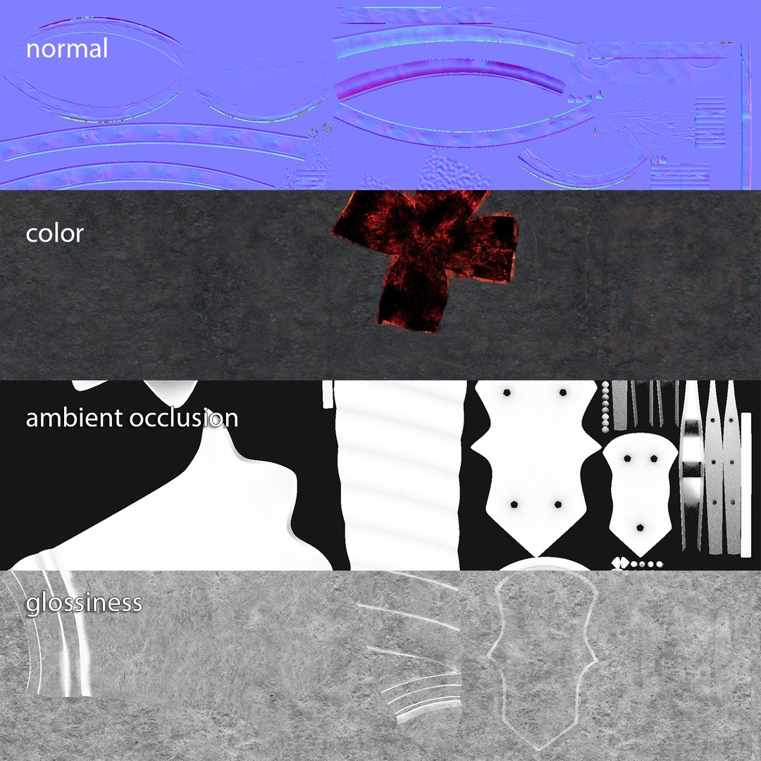 Medieval Torch 3d Obj