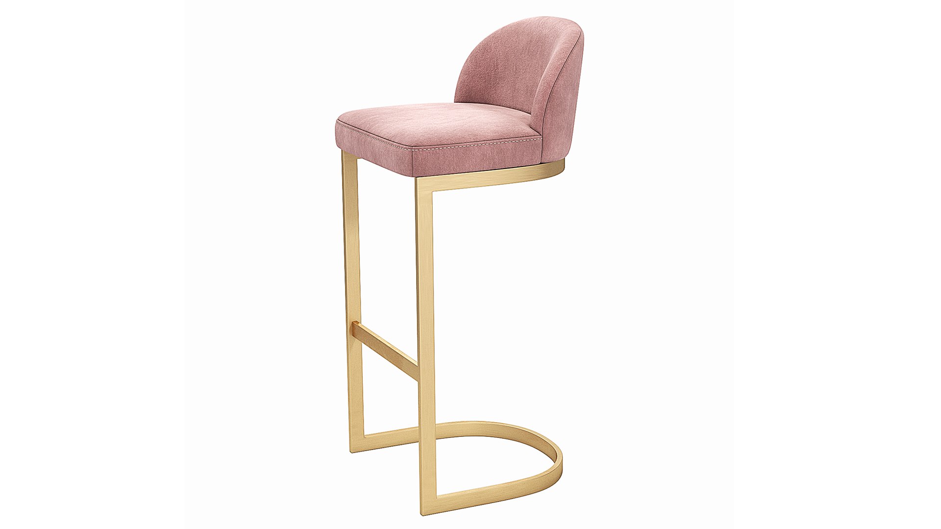 Restoration Hardware 1960S Rome Bar Stool 3D Model - TurboSquid 2041145