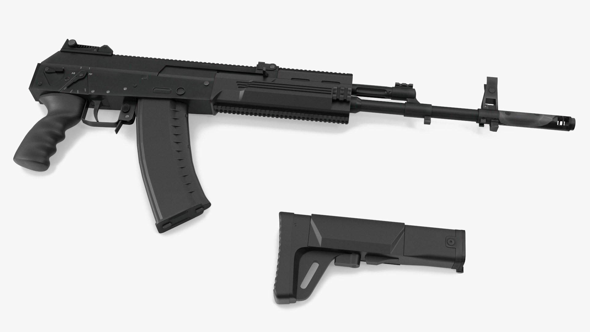3D Assault Rifle AK-12 2011 New - TurboSquid 2135146